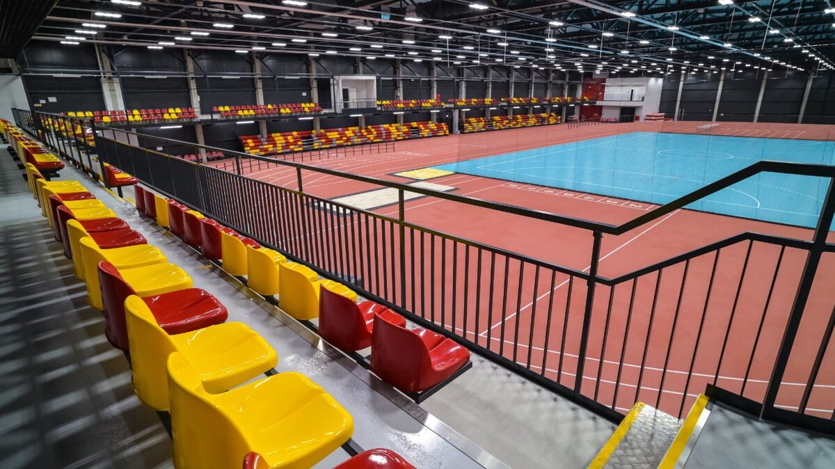 Latvijas Nacionālais Sporta Centrs - "BTA Daugavas vieglatlētikas manēža"